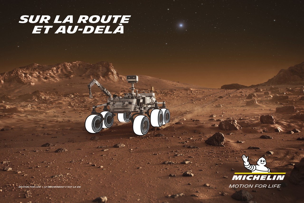 Michelin démarre sa campagne publicitaire "Sur la route et au-delà"